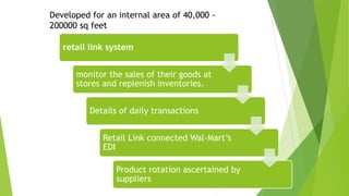 Supply chain management at Marico and Walmart | PPTX