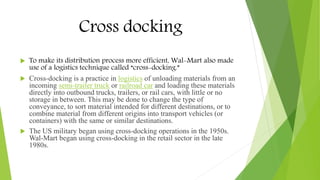 Supply chain management at Marico and Walmart | PPTX