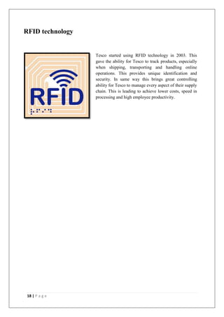 Supply chain of tesco | PDF