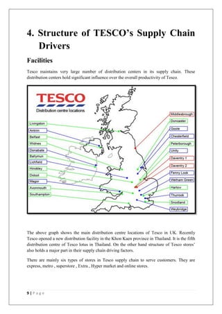 Supply chain of tesco | PDF