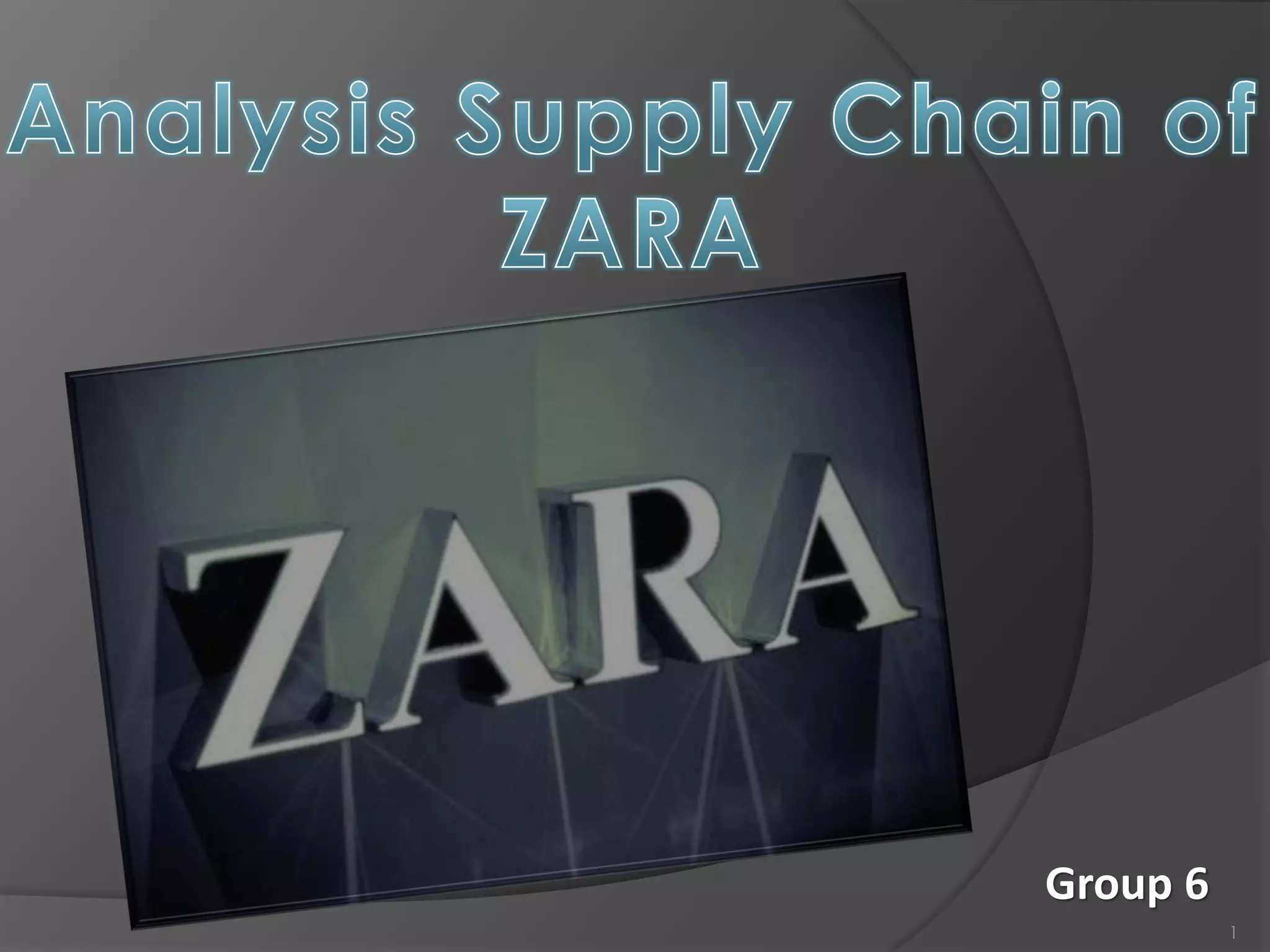 Supply chain of zara | PDF