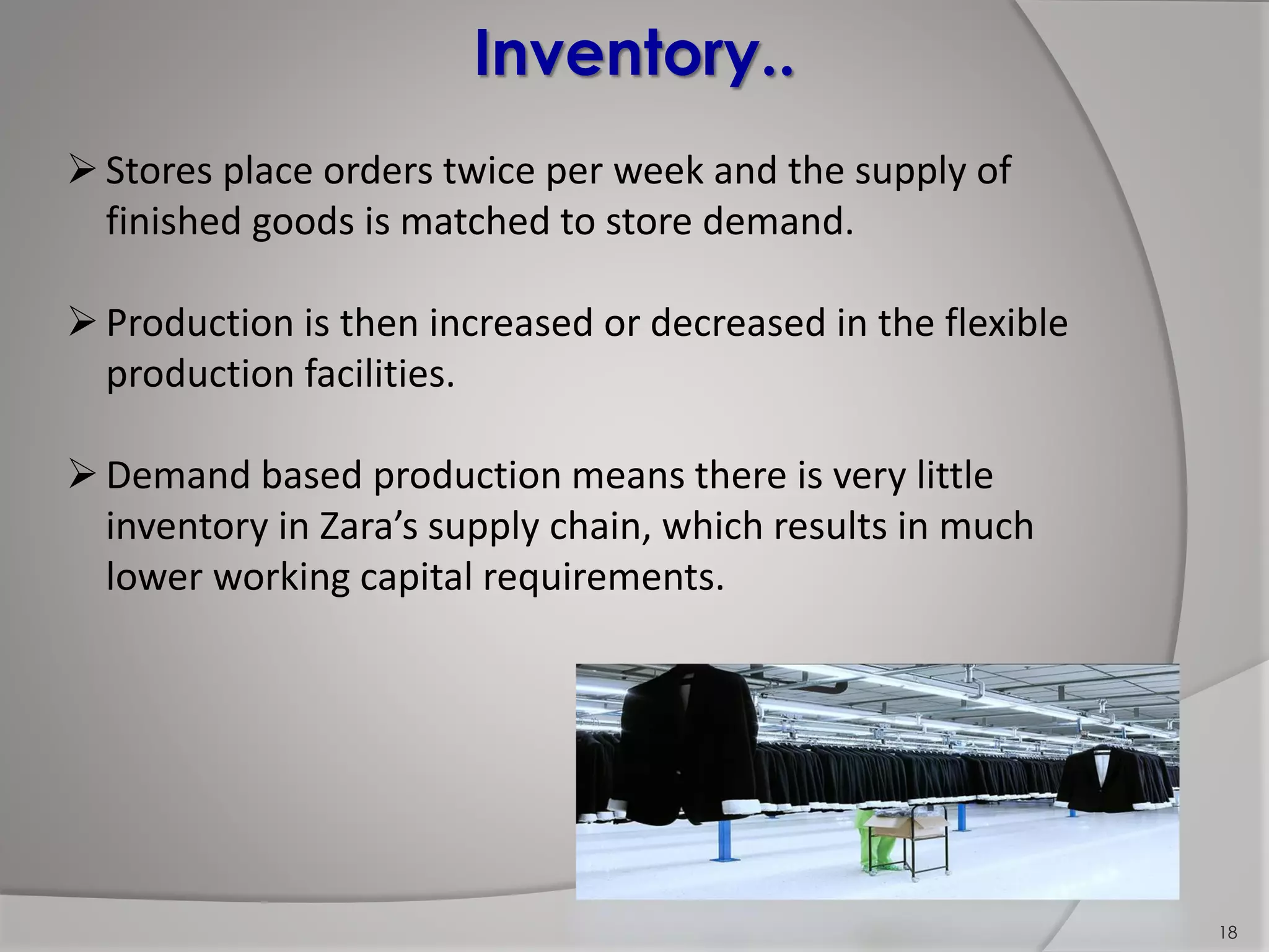 Supply chain of zara | PDF