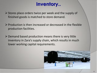 Supply chain of zara | PDF | Logistics | Business