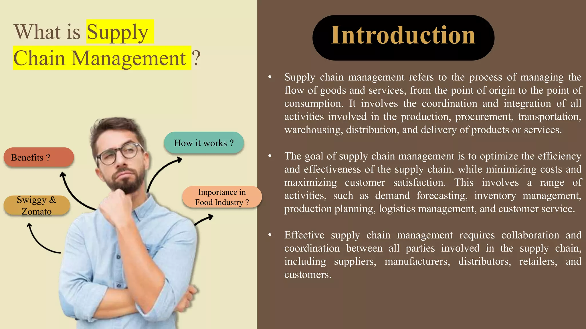 Supply Chain Management of Zomato and Swiggy | PPTX