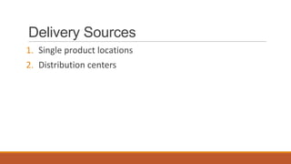 Supply chain operations (Making and Delivering) | PPTX