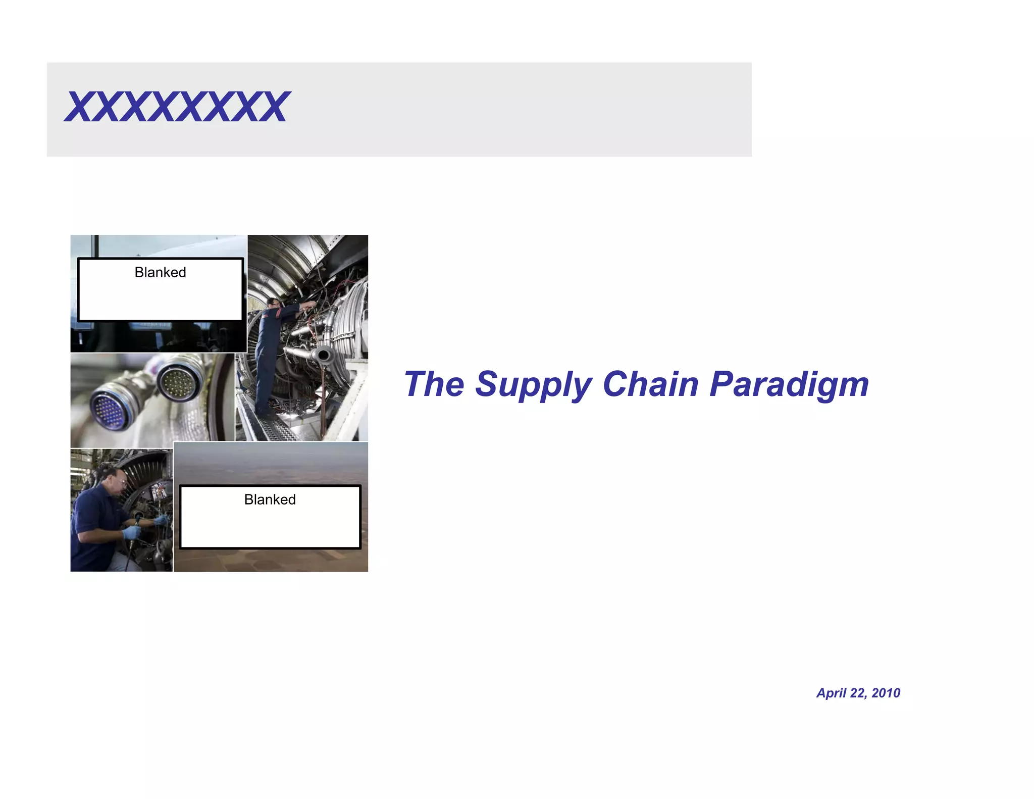 Supply Chain Paradigm | PPT