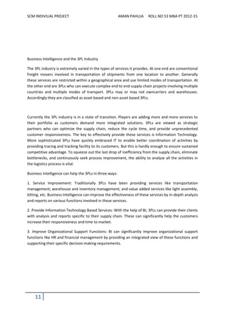 Supply chain process in wipro | DOCX