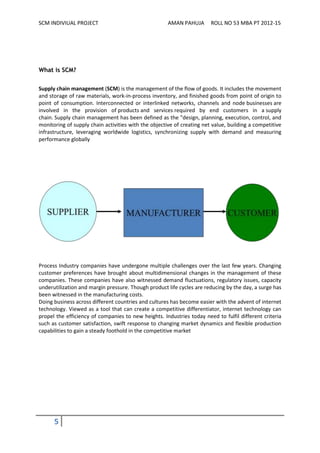 Supply chain process in wipro | DOCX