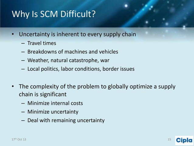 Supply chain risk management | PPTX | Logistics and Transportation ...
