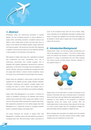 Supply Chain Risk Management corrected - Whitepaper | PDF