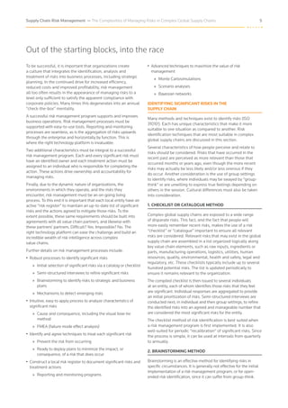 SUPPLY CHAIN RISK MANAGEMENT | PDF