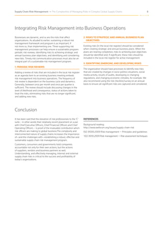 SUPPLY CHAIN RISK MANAGEMENT | PDF