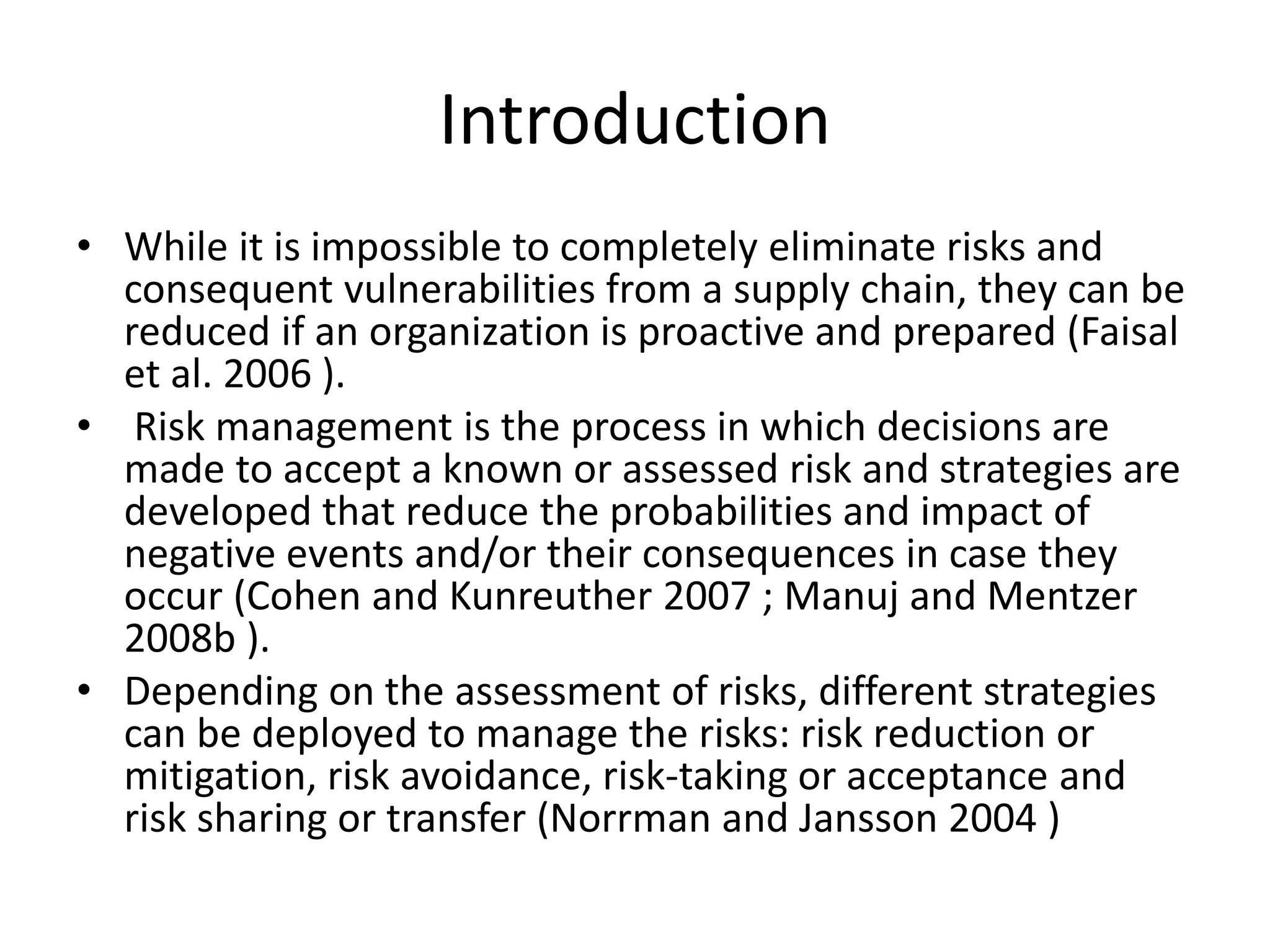 Supply Chain Risk Mitigation Strategies Ppt