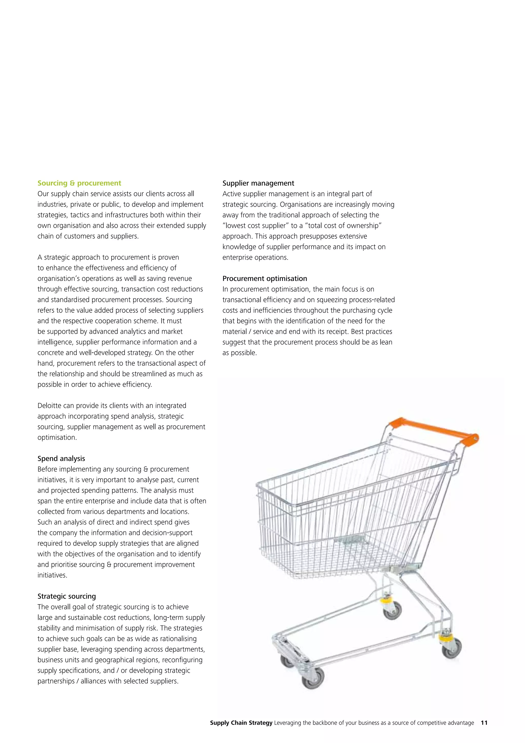 Deloitte - Supply Chain Strategy | PDF
