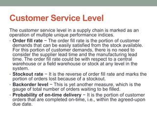 Supply chain strategy - Performance measurement System | PPTX