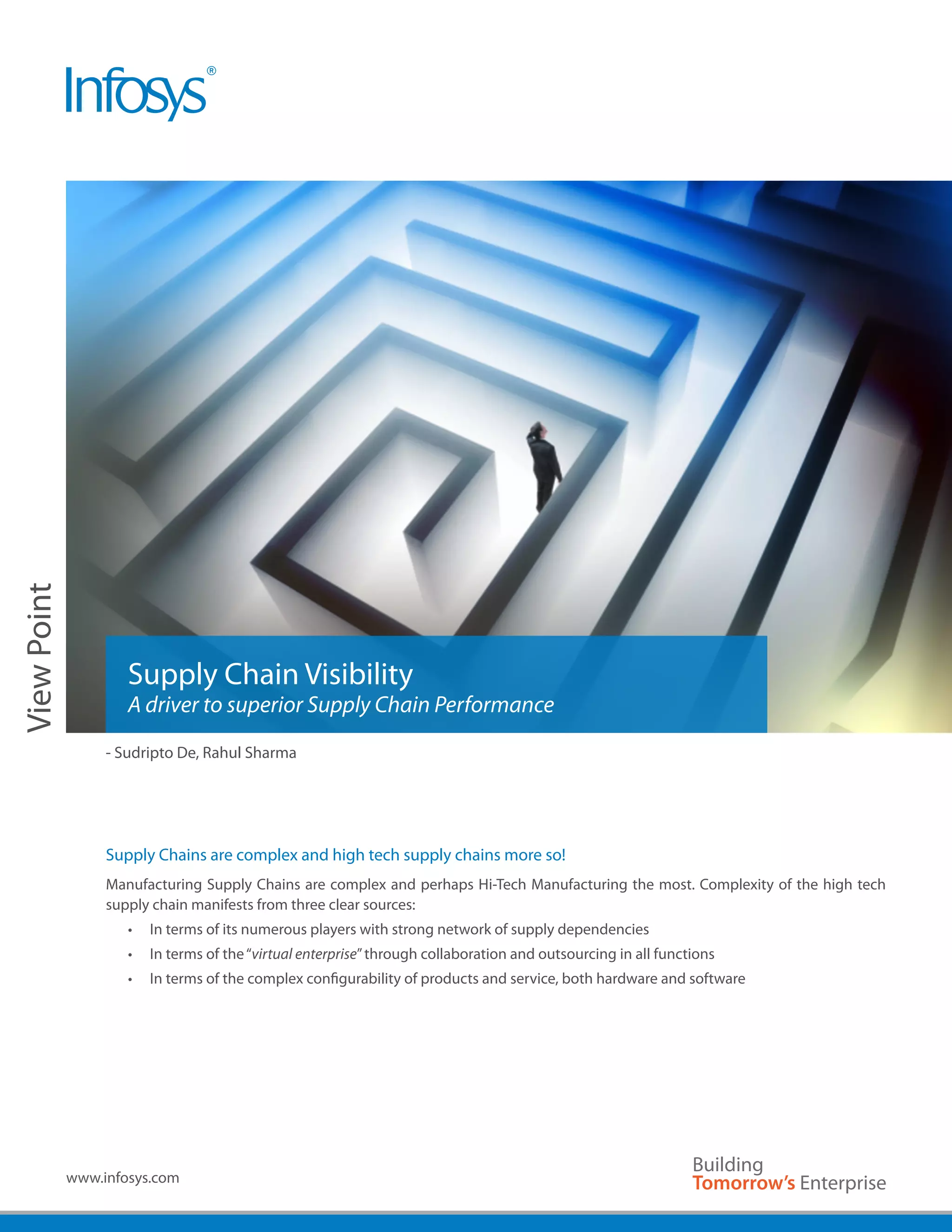 Supply Chain Visibility | PDF