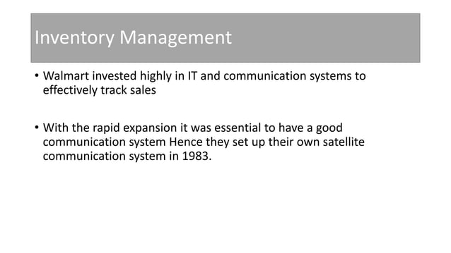 Supply Chain with a case study on Walmart.pptx | Retail Industry ...