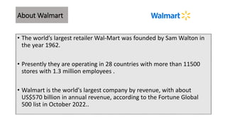 Supply Chain with a case study on Walmart.pptx