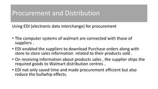 Supply Chain with a case study on Walmart.pptx