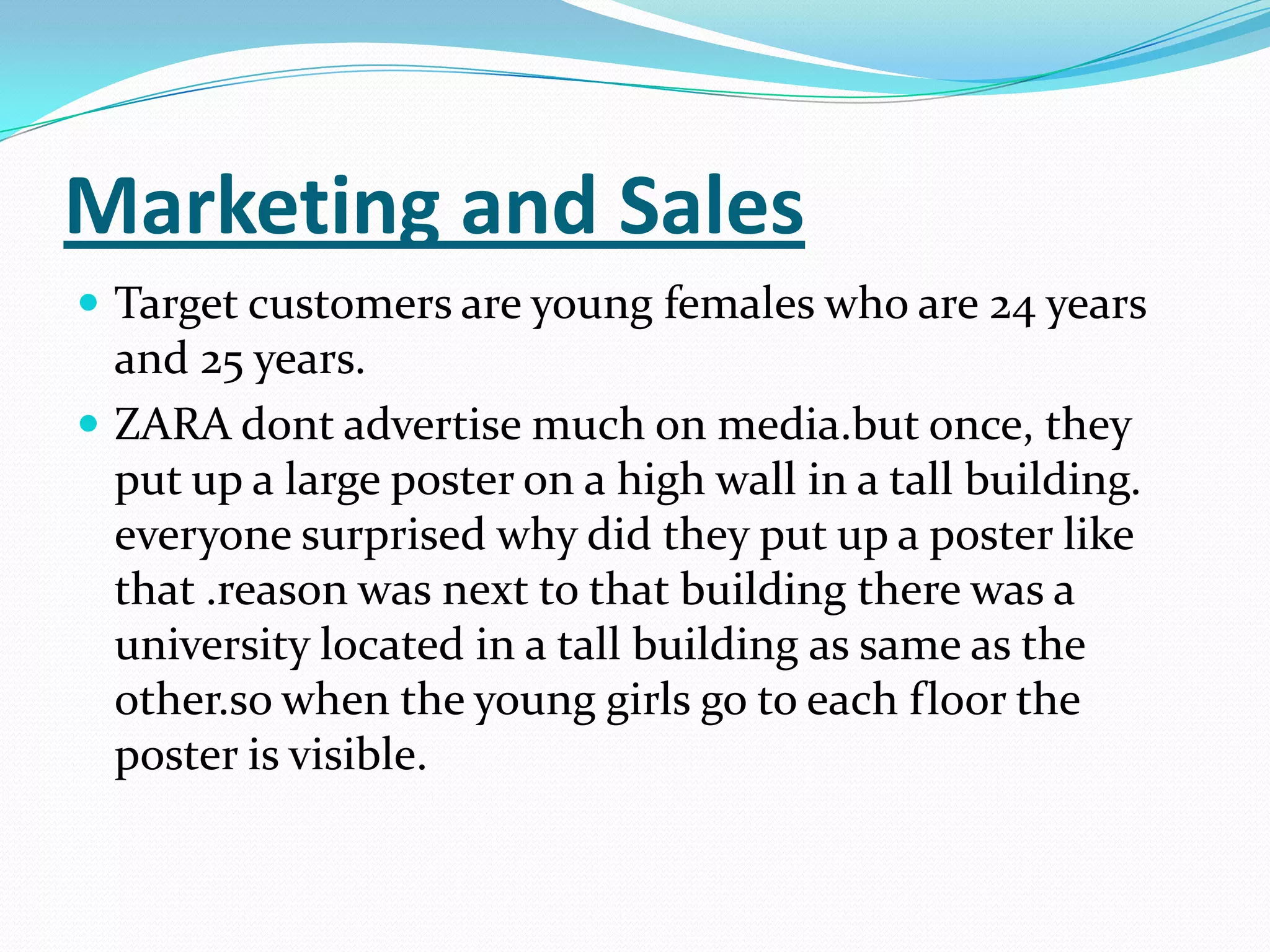 Supply chain management of ZARA | PPTX