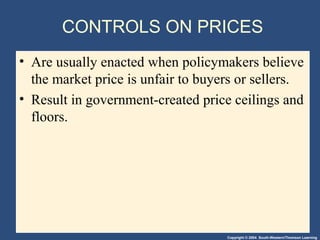 Supply, Demand, and Government Policies | PPT