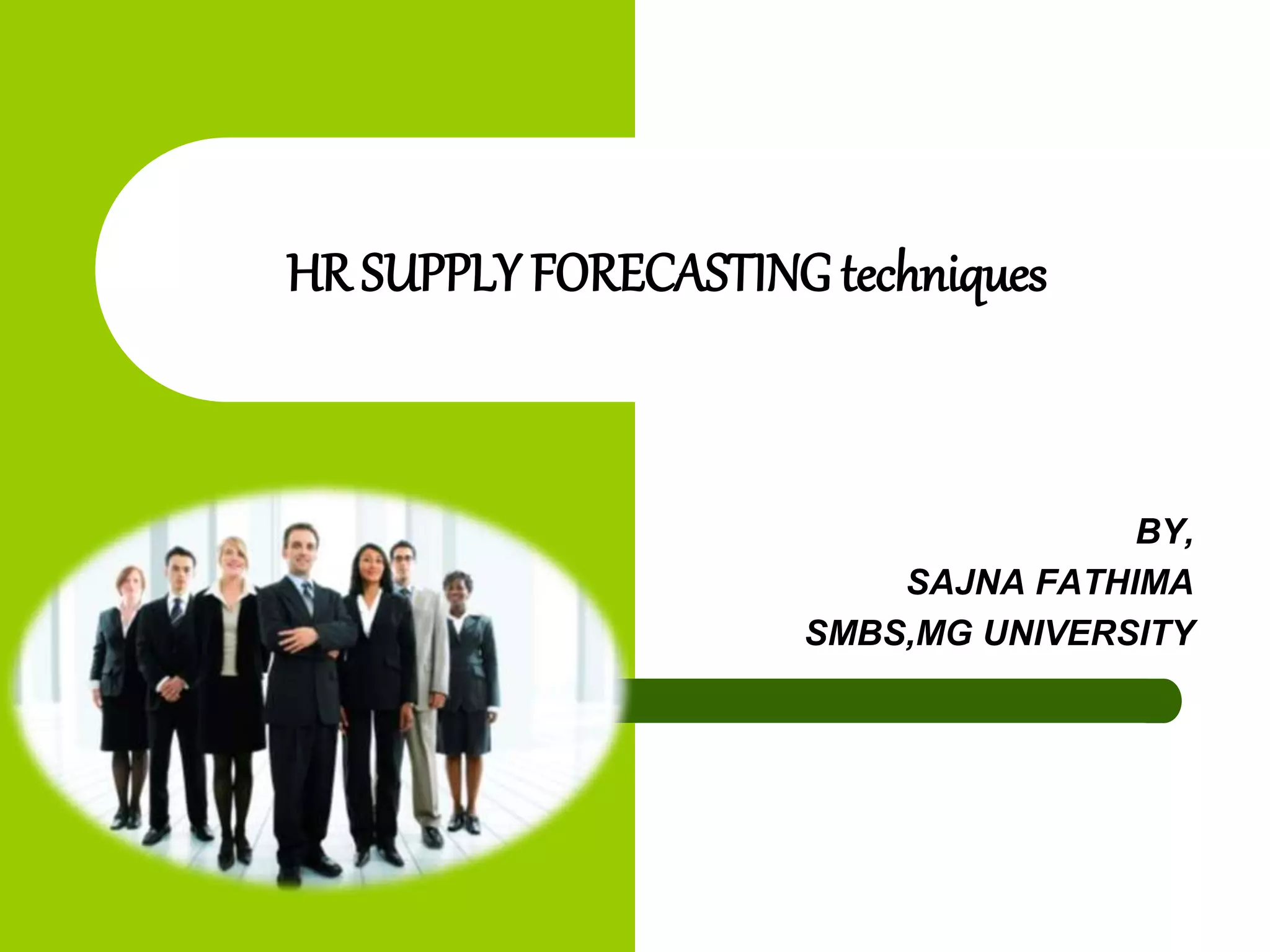 HR Supply forecasting | PPTX
