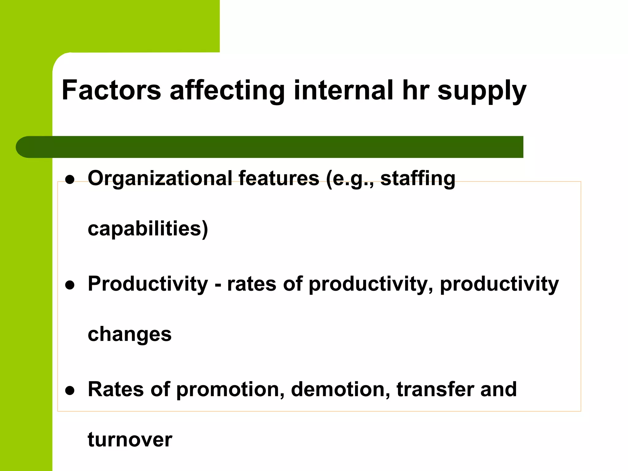 HR Supply forecasting | PPTX