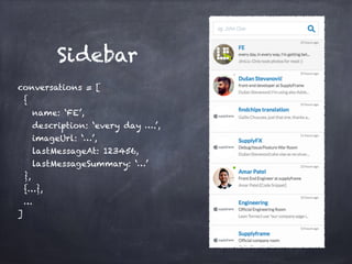 Using React/Redux to build a chat system. | PDF