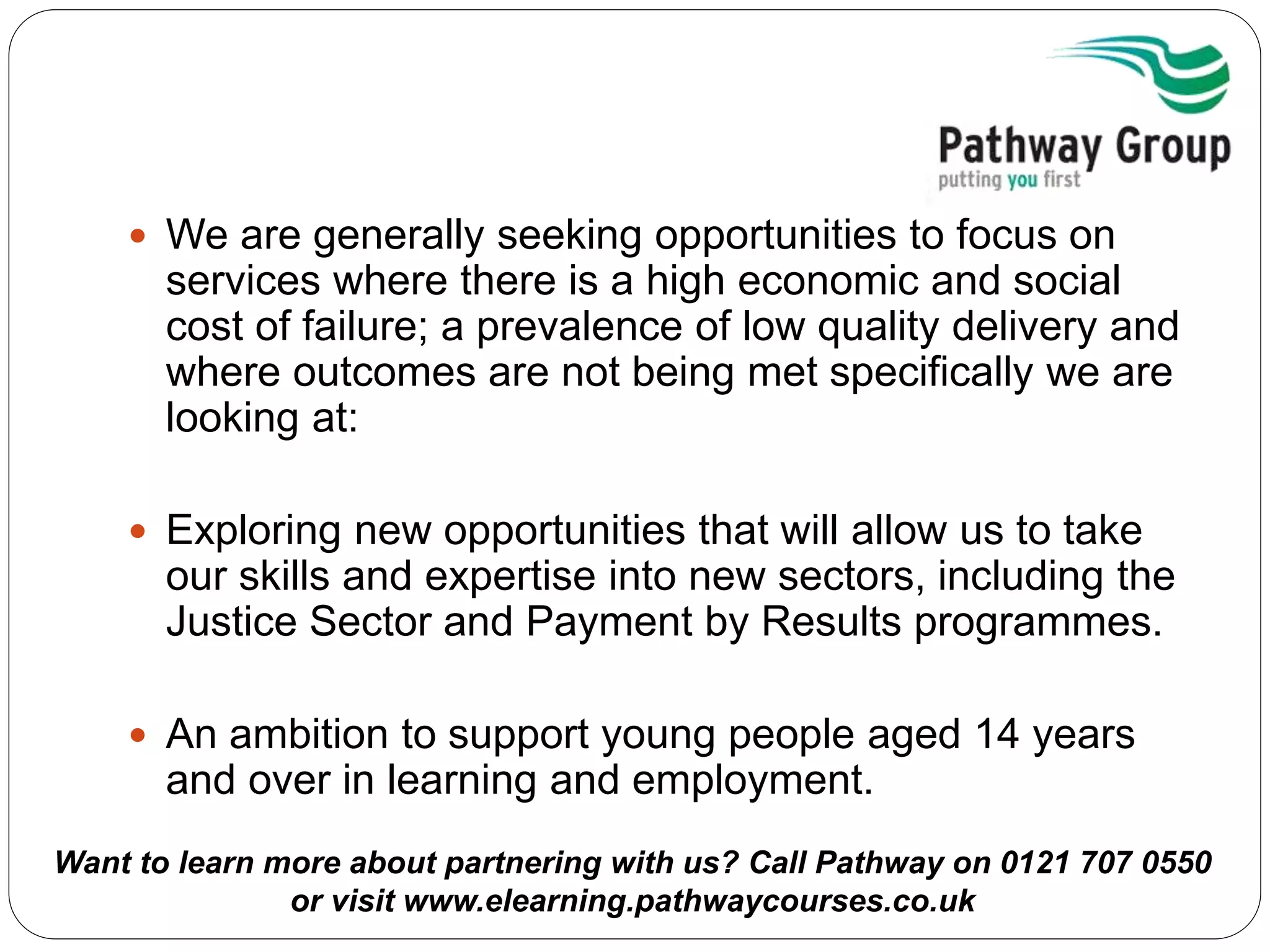 Supplying pathway services to prime providers | PPTX | Human Resources ...