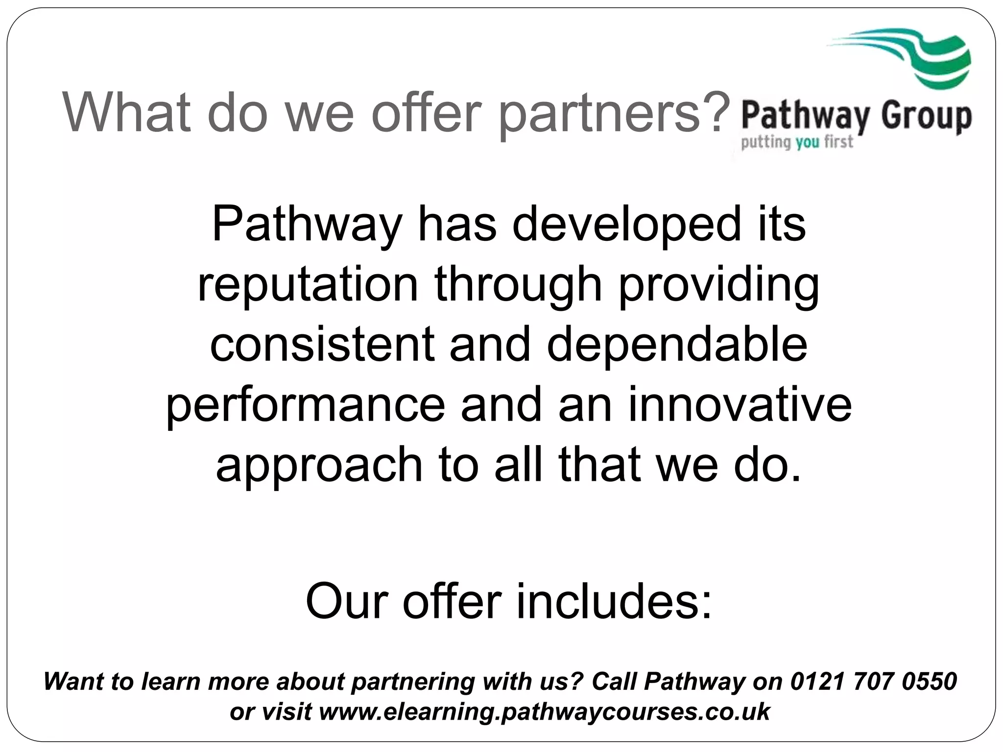 Supplying pathway services to prime providers | PPT