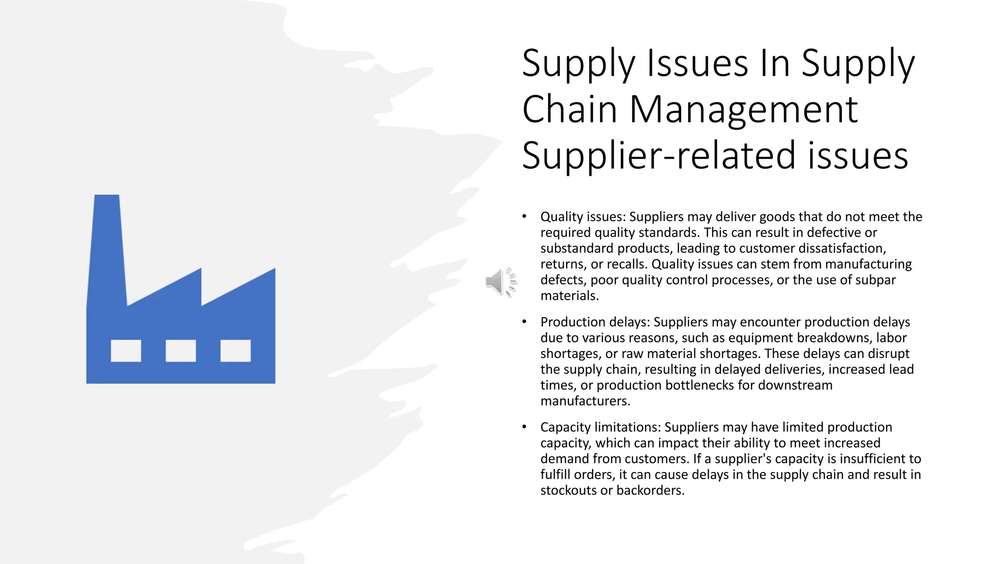 Supply Issues In Supply Chain Management 1.pptx