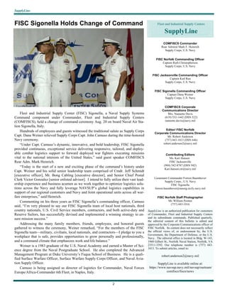 COMFISCS Supply Line | PDF