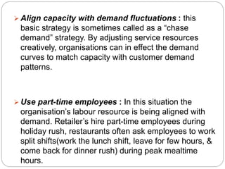 Supply and demand management in services | PPTX