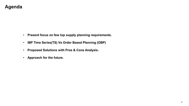 Time Series Vs Order based Planning in SAP IBP | PPTX