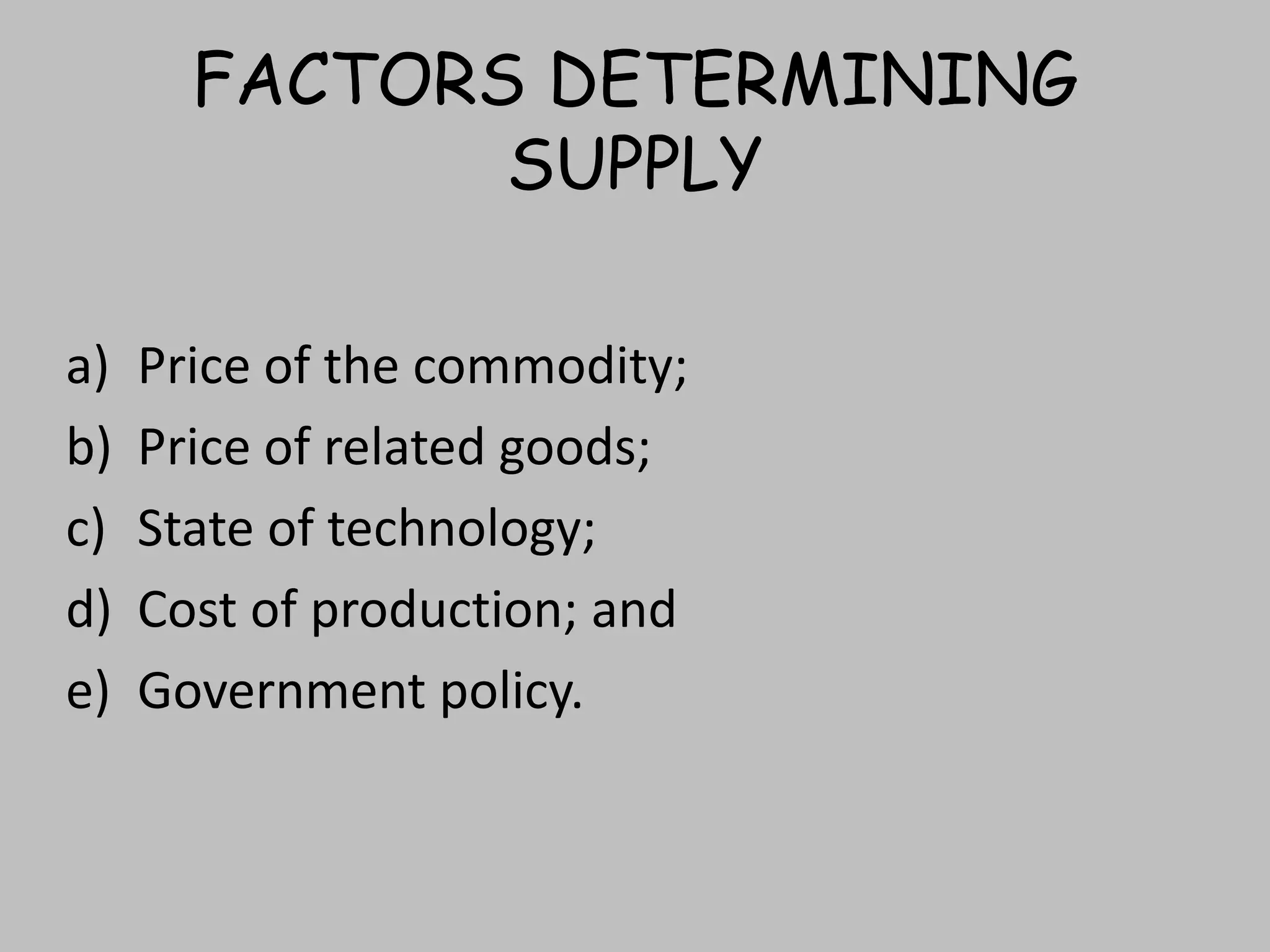 Supply ppt | PPT