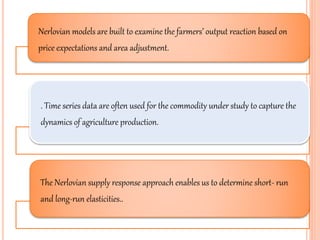 Supply response models | PPTX