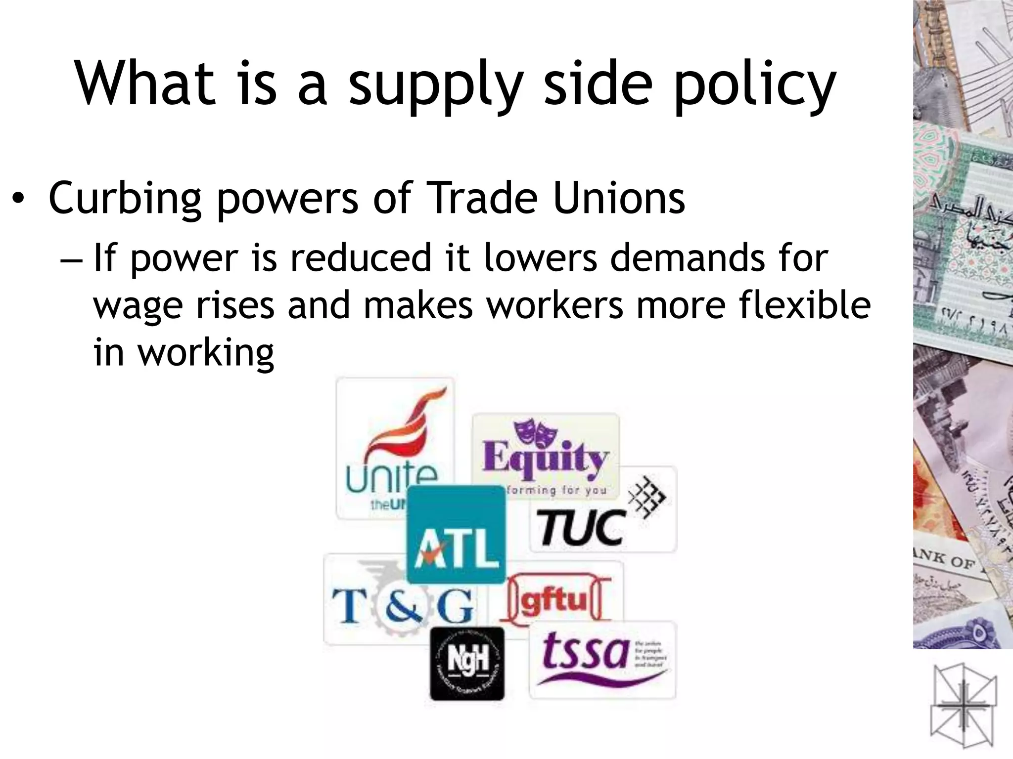 Supply Side Policies | PPTX
