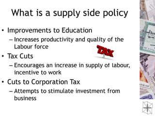 Supply Side Policies | PPTX