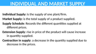 Supply _igcse_economics_powerpoint presentation | PPTX