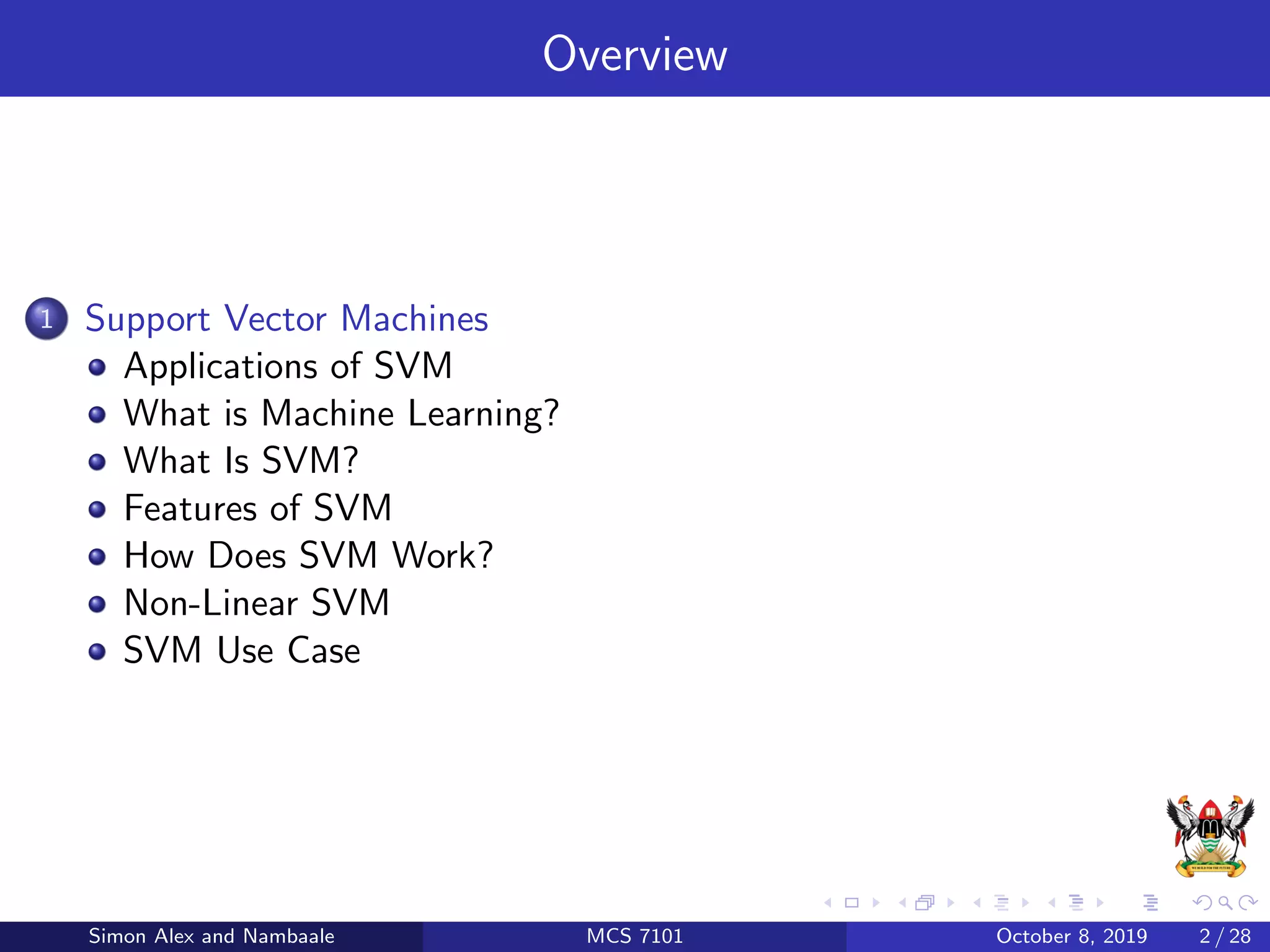 Support vector-machines-presentation | PDF