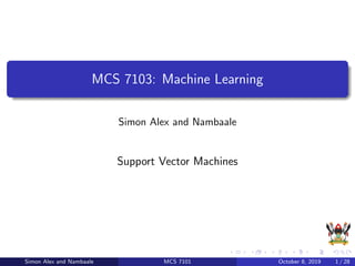 Support vector-machines-presentation | PDF