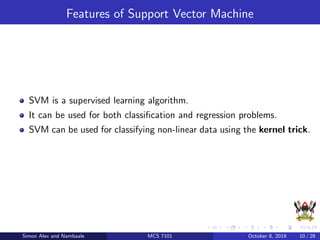 Support vector-machines-presentation | PDF