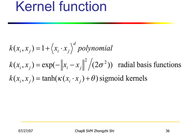 Support Vector Machines | PPT
