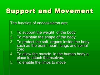 Support and movement[1] | PPT