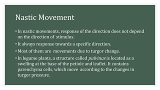 Support and Movements of Plants | PPTX | Gardening | Home & Garden
