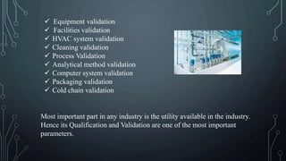 Support and utilities validation | PPTX