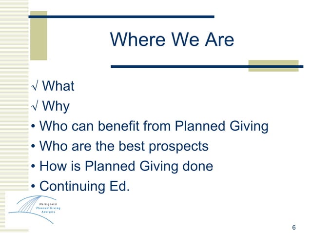 Demystifying Planned Giving | PPT