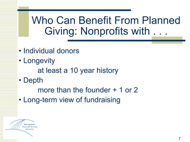Demystifying Planned Giving | PPT