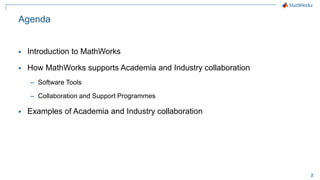 Academic and industry research collaboration – the Mathworks suite | PDF