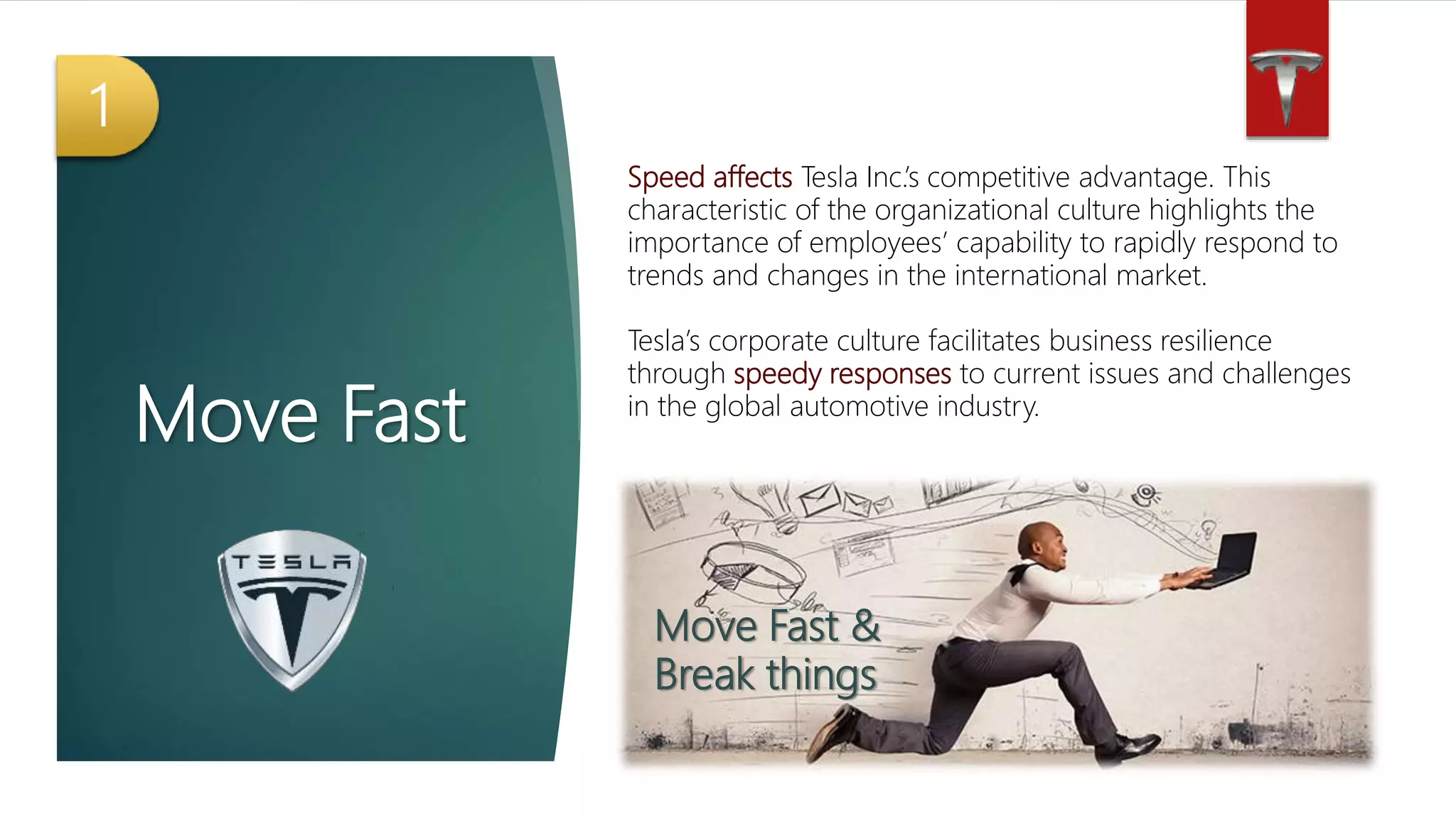 Support corporate culture - Tesla case study | PPTX